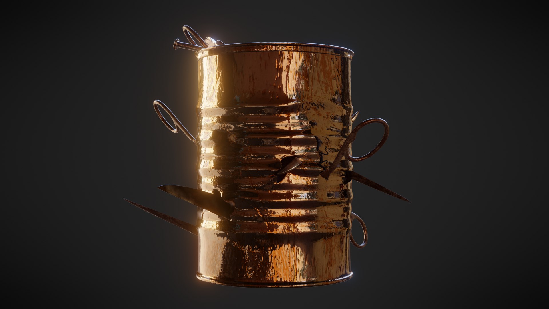 Nail Bomb 3D Model - TurboSquid 1598634