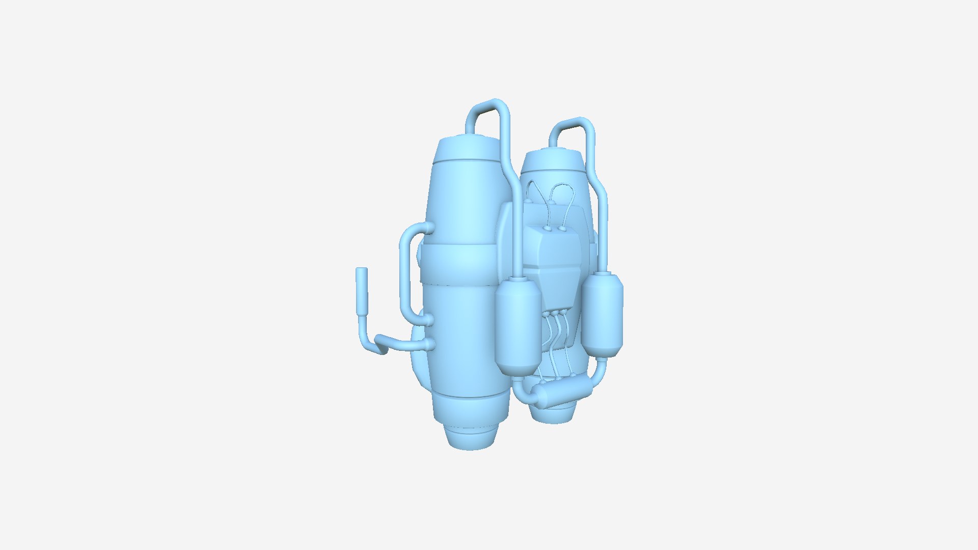 3D model Jetpack A02 Golden Black - SciFi Character Design - TurboSquid ...