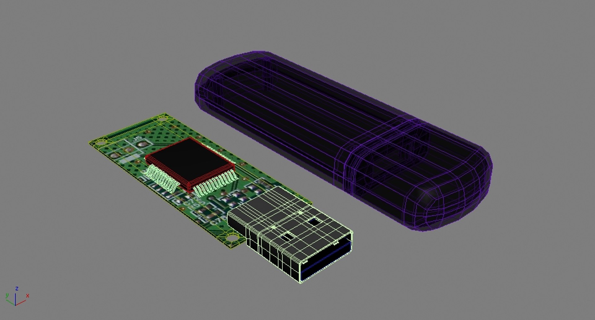 Usb Flash Drive 3D Model - TurboSquid 1397492