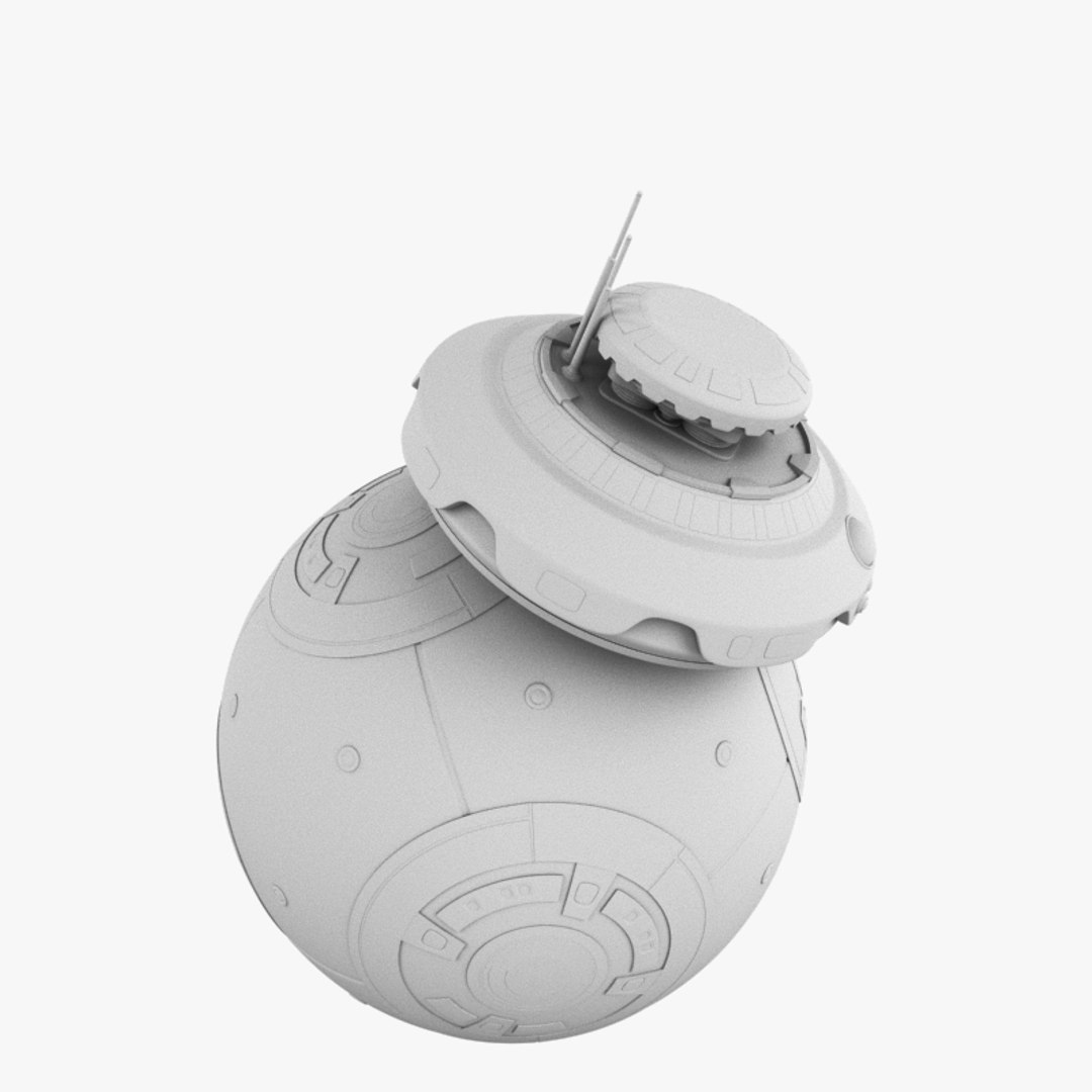 3d model ball droid star wars