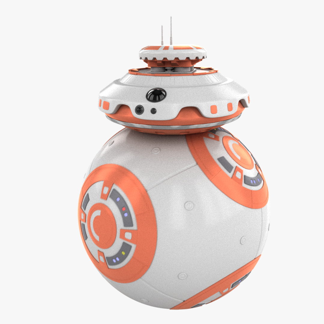 3d model ball droid star wars