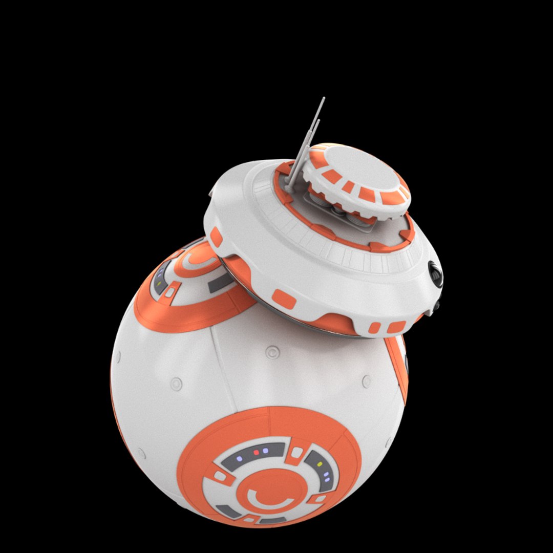 3d model ball droid star wars