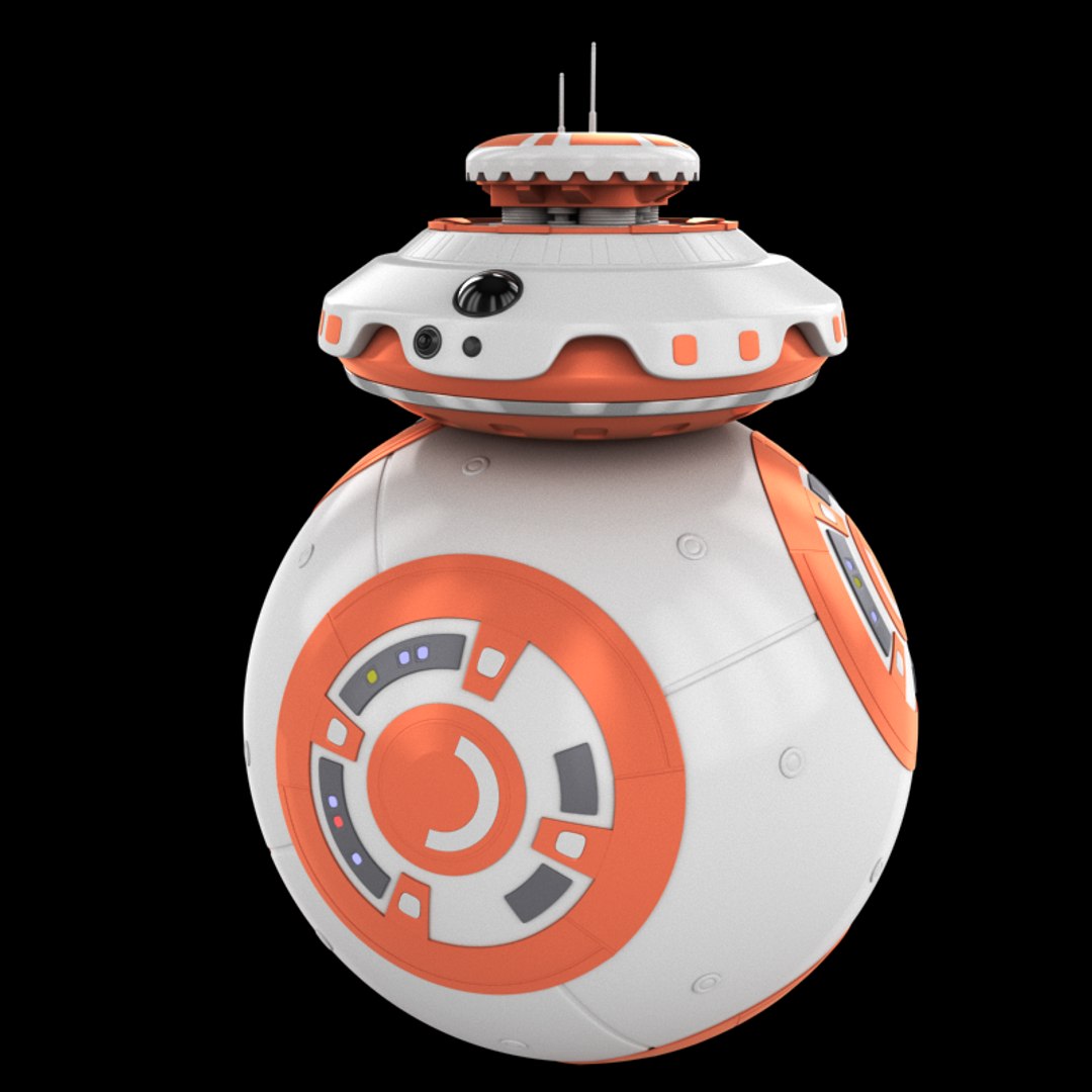 3d model ball droid star wars