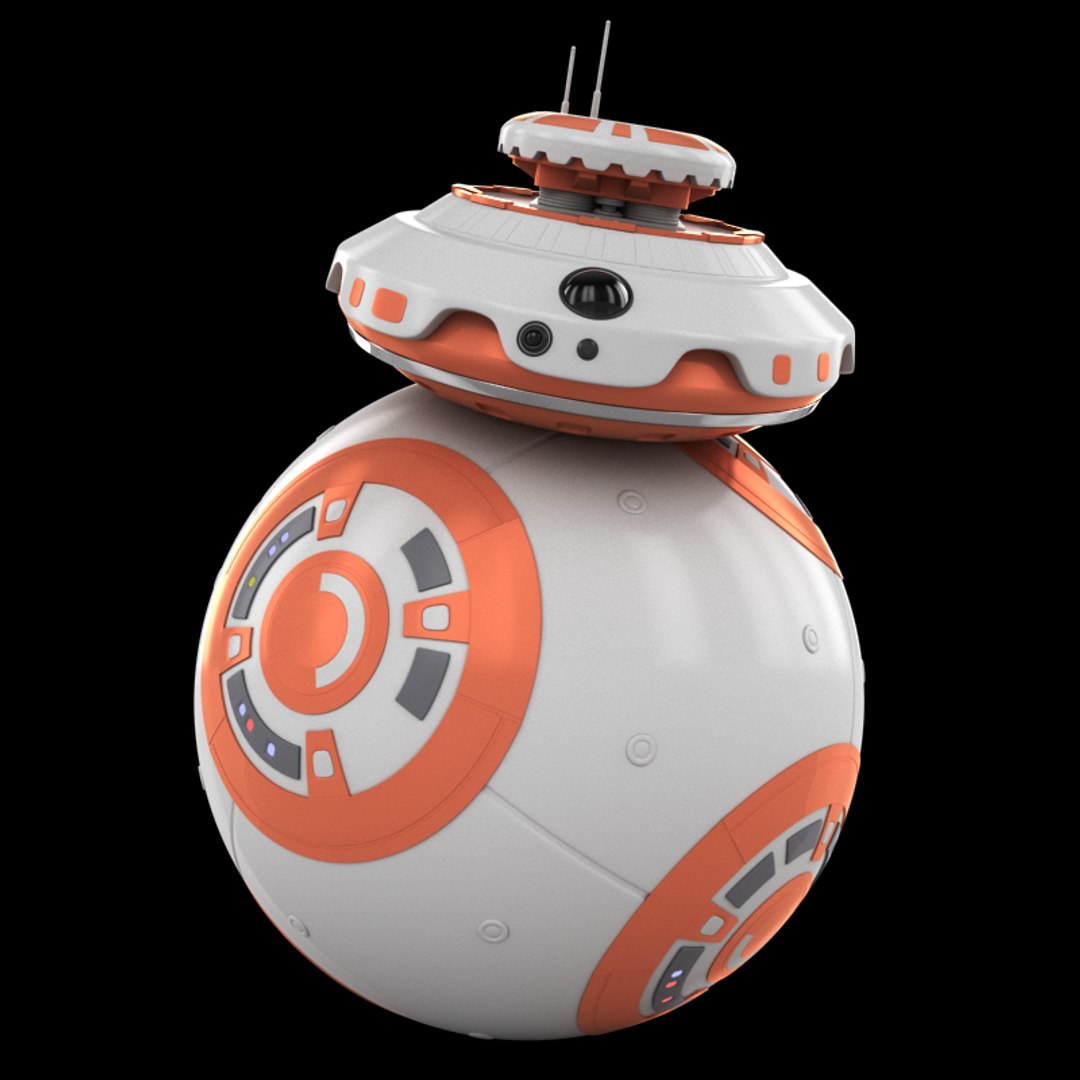 3d model ball droid star wars