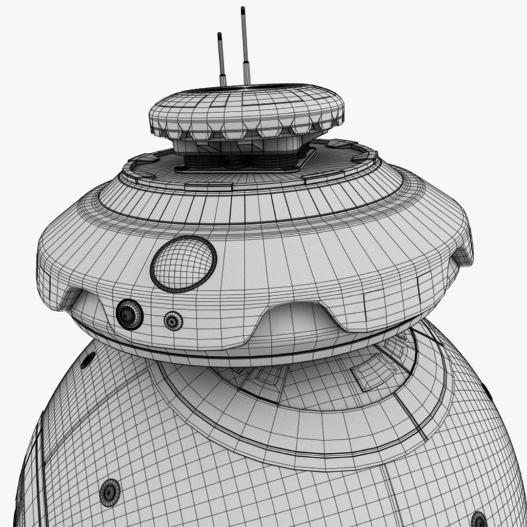 3d model ball droid star wars