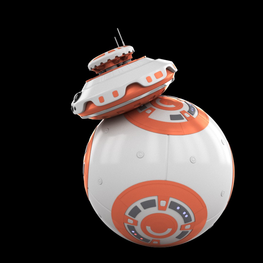 3d model ball droid star wars