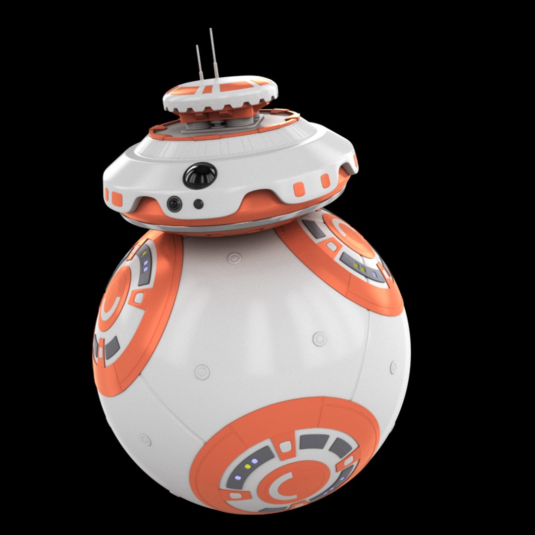 3d model ball droid star wars