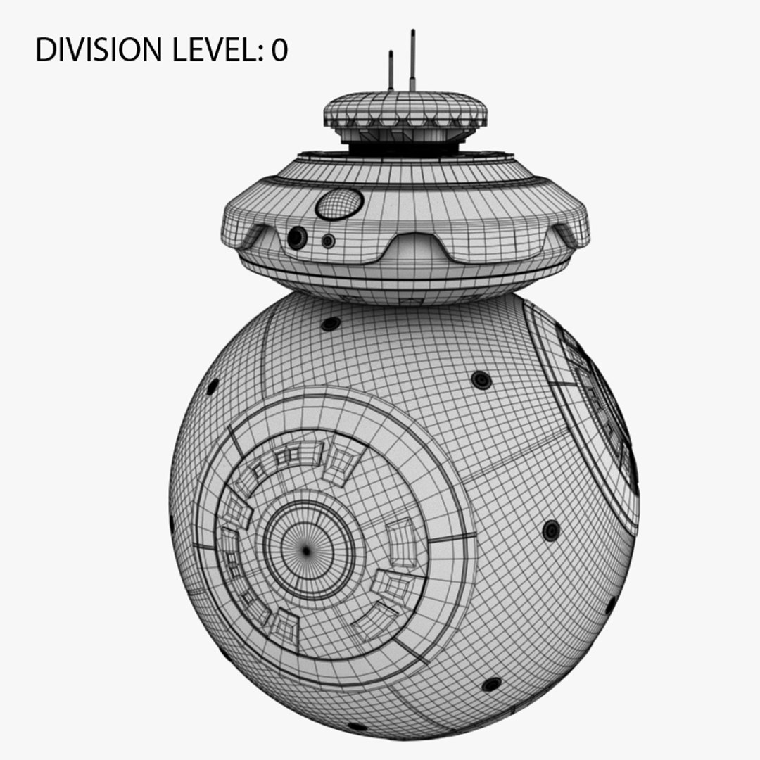 3d model ball droid star wars