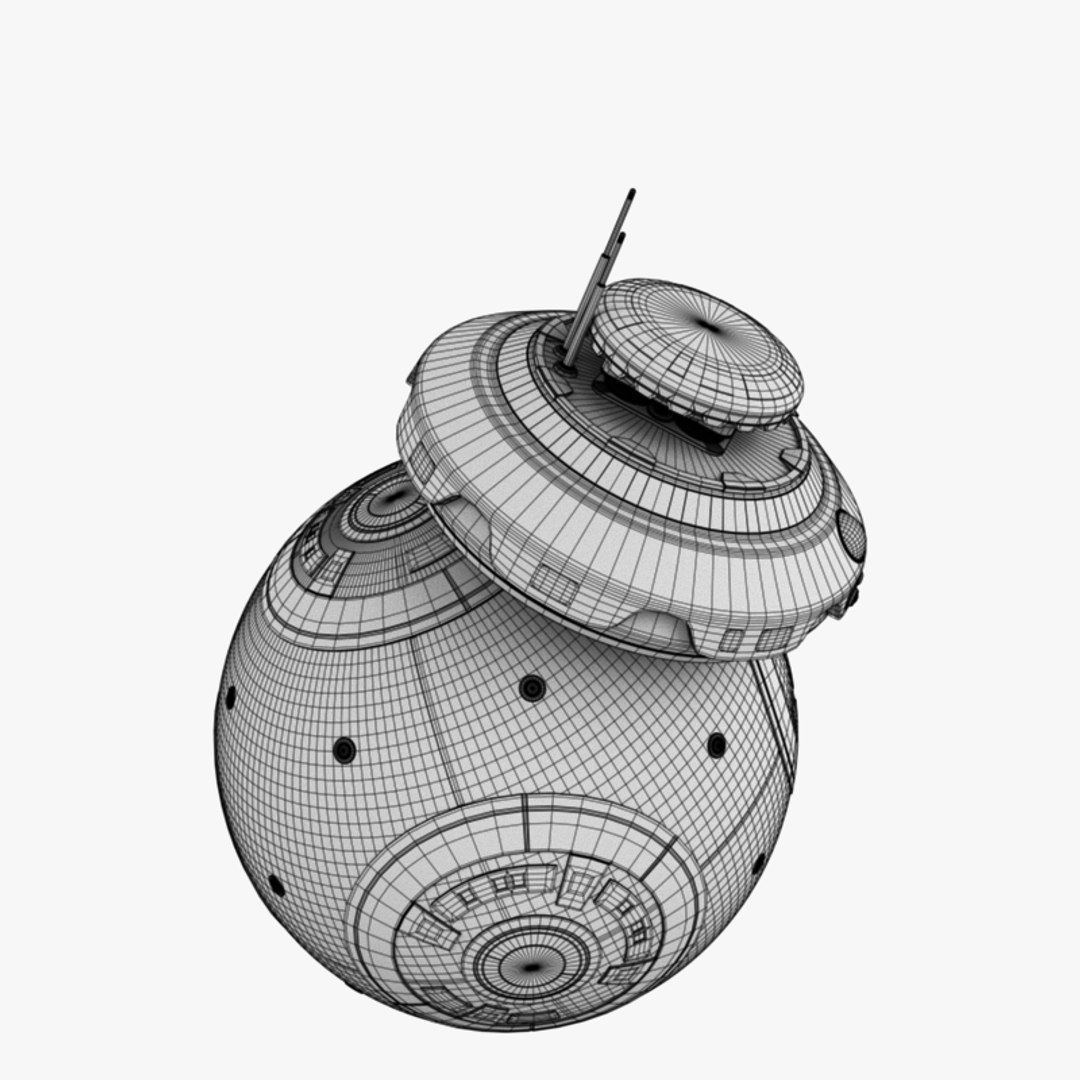 3d model ball droid star wars