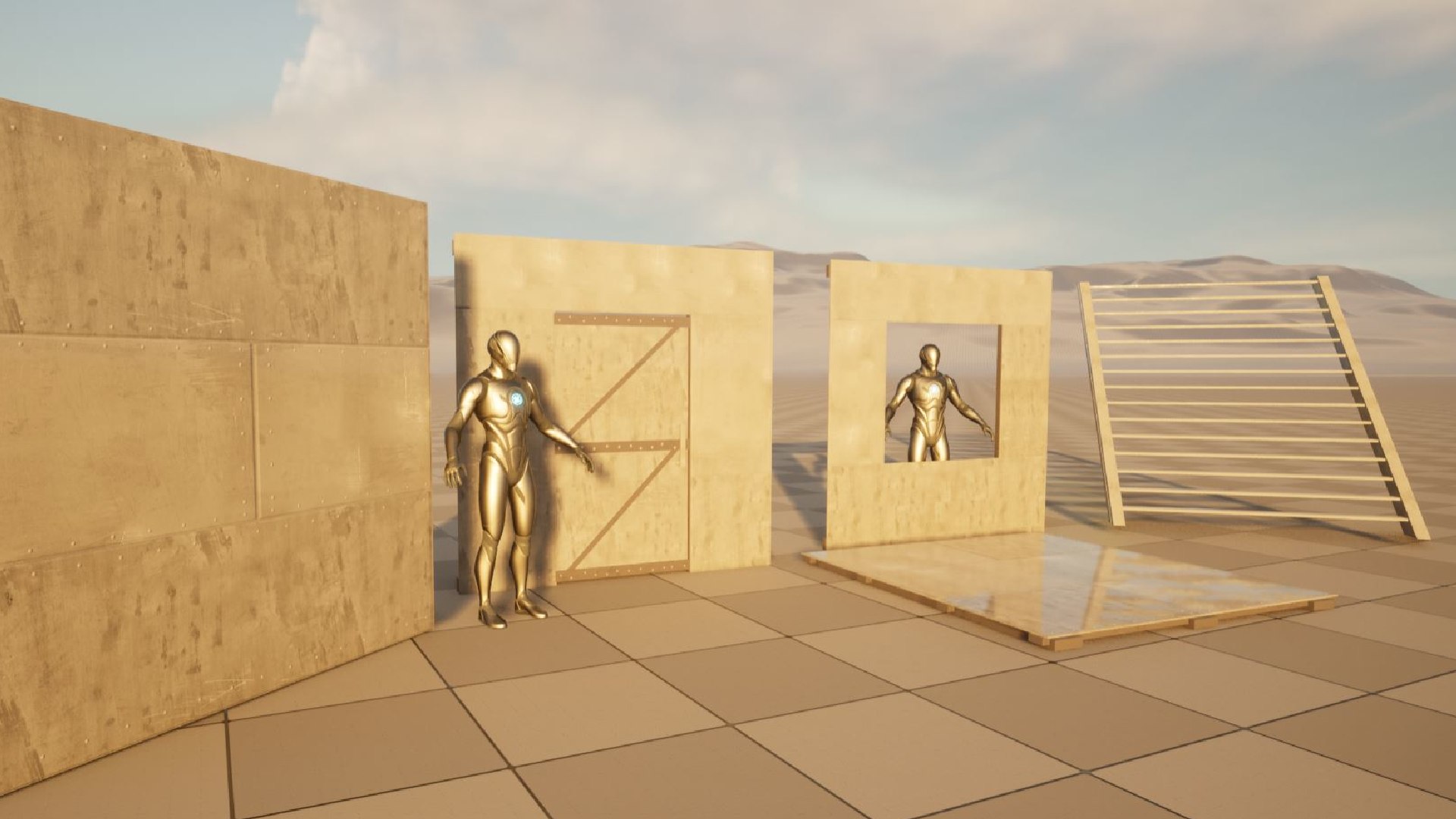 Pack Of Structures Rock Metal Wood Low-poly 3D Model 3D Model ...
