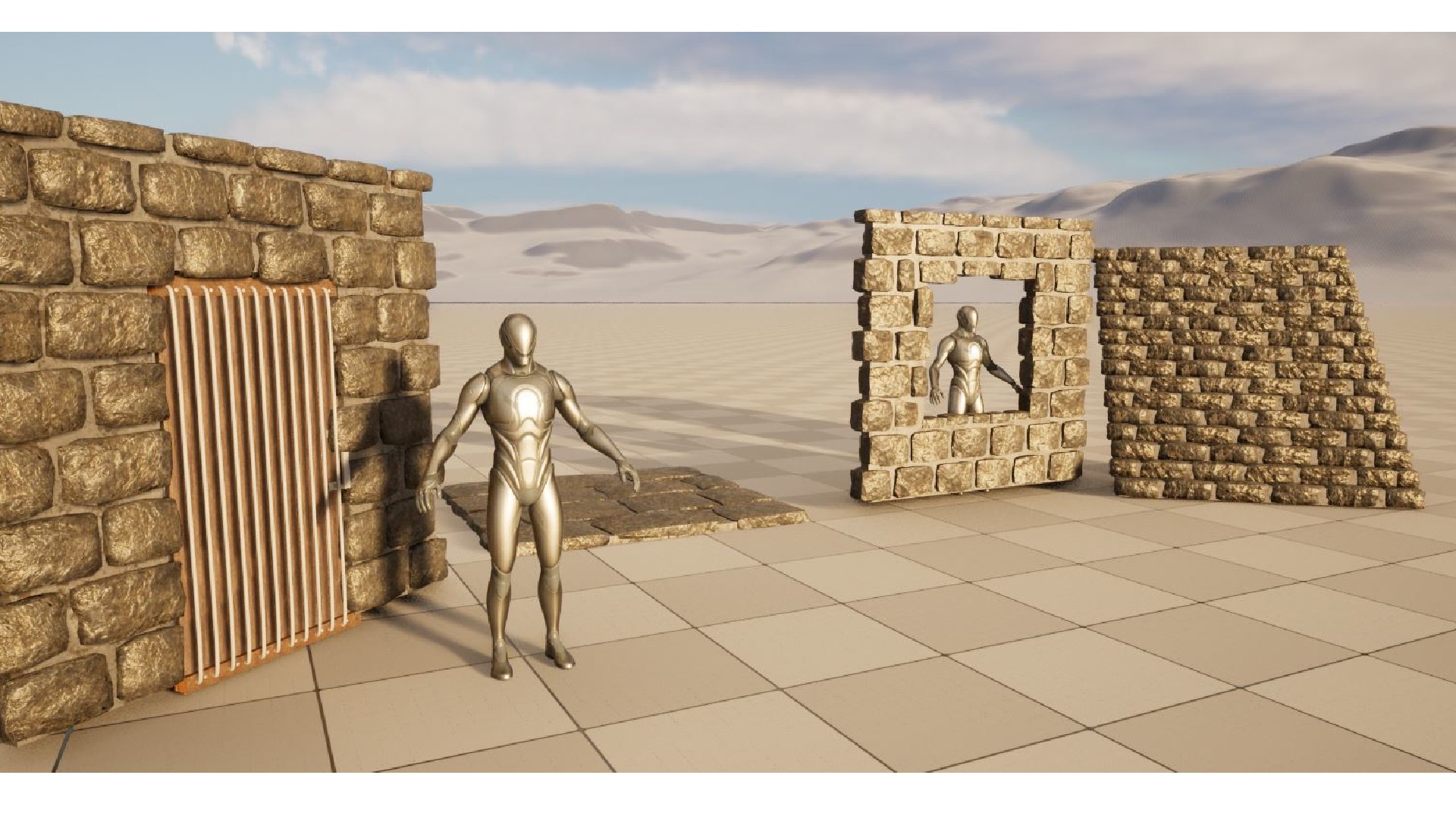 Pack Of Structures Rock Metal Wood Low-poly 3D Model 3D Model ...