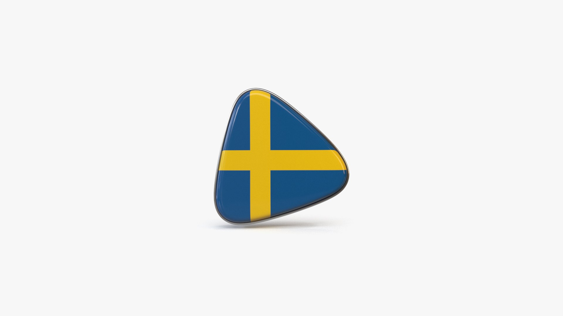 3D Sweden Flag Icon - TurboSquid 2058976