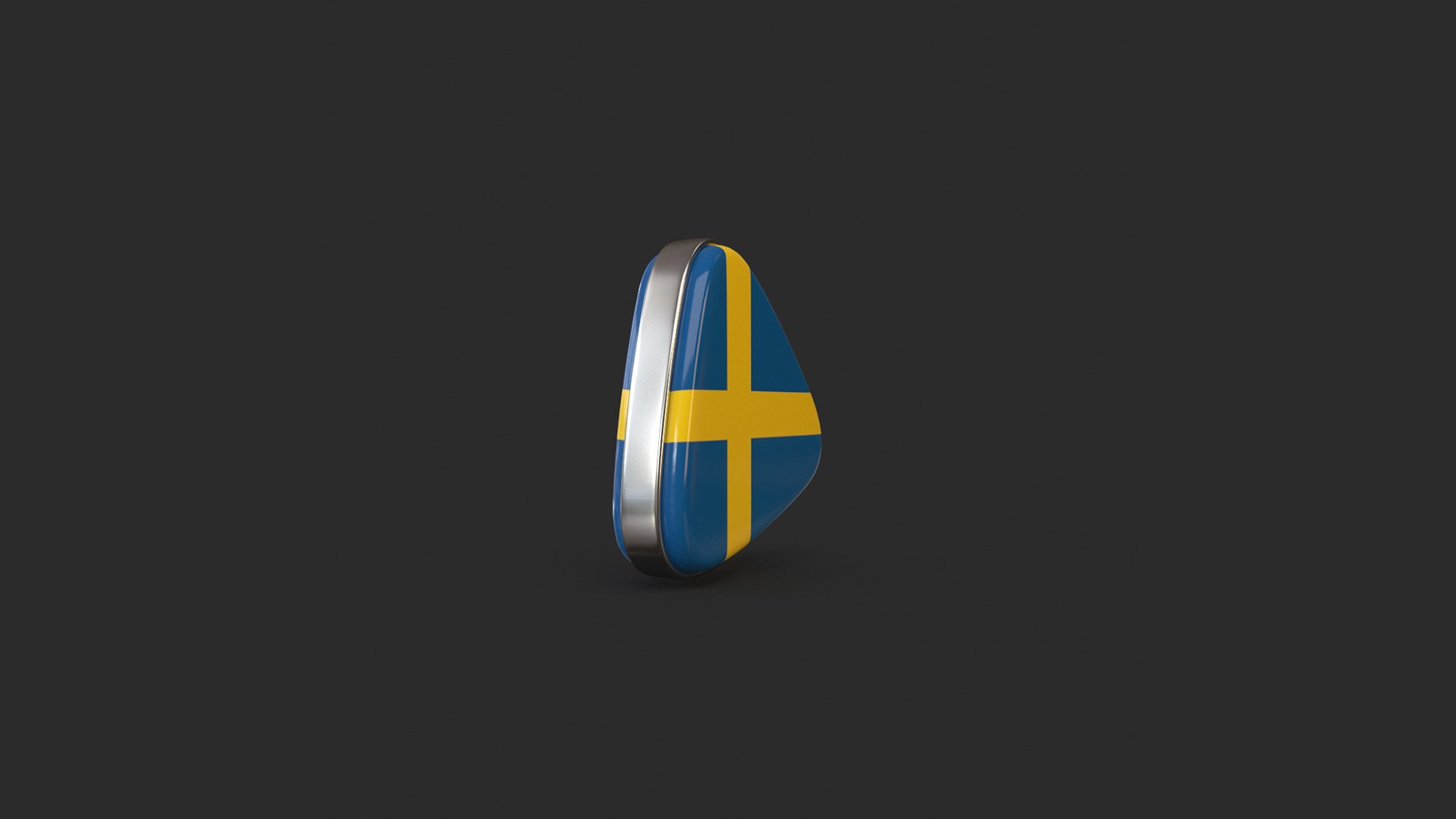 3D Sweden Flag Icon - TurboSquid 2058976