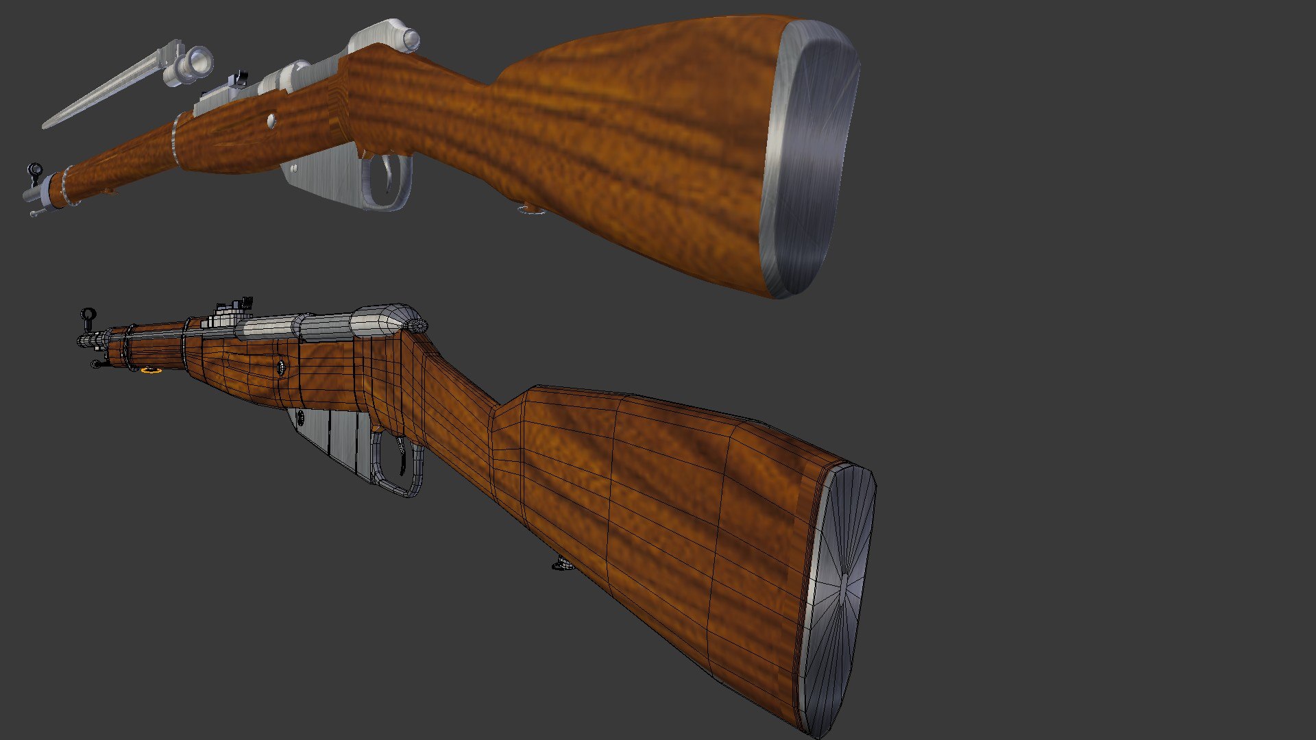 22 Rifle 3D Model - TurboSquid 1610203