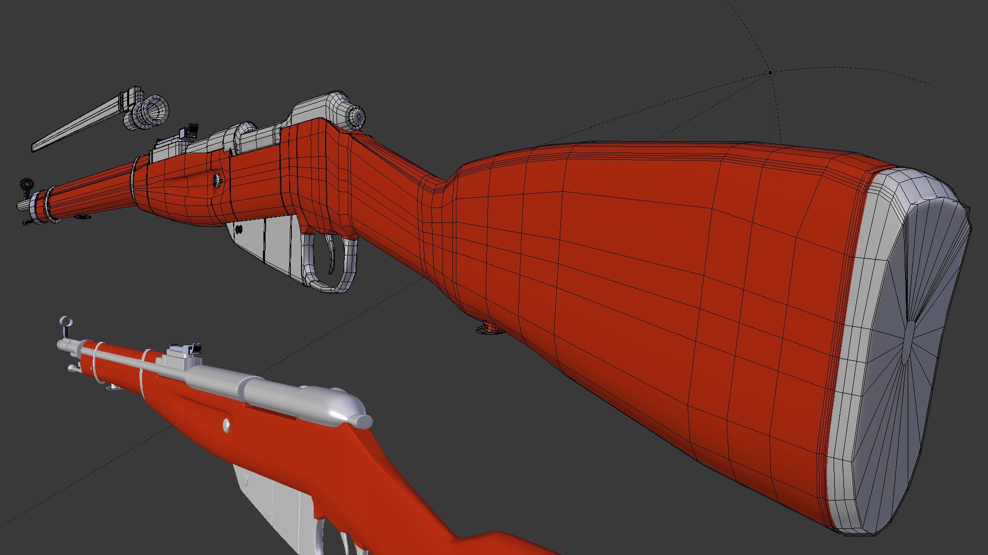 22 Rifle 3D Model - TurboSquid 1610203