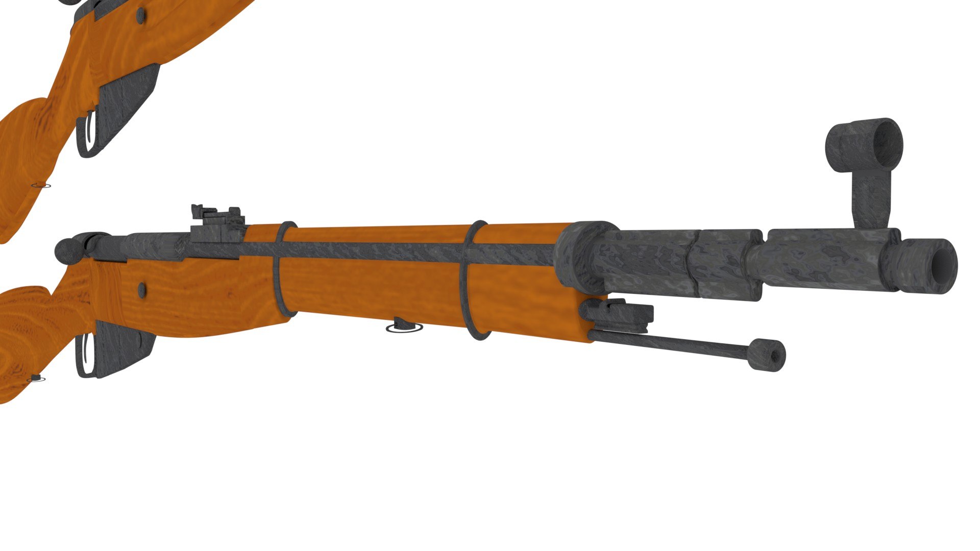 22 Rifle 3D Model - TurboSquid 1610203