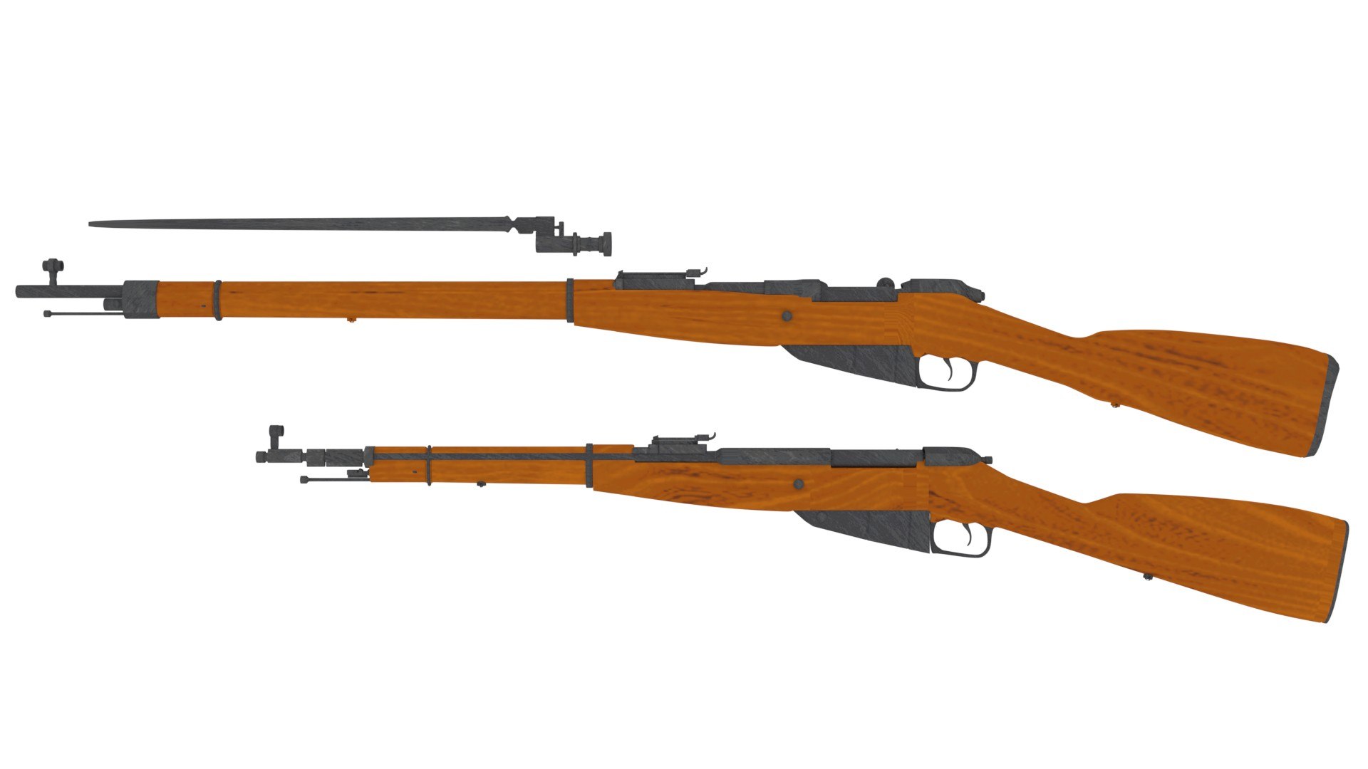 22 Rifle 3D Model - TurboSquid 1610203