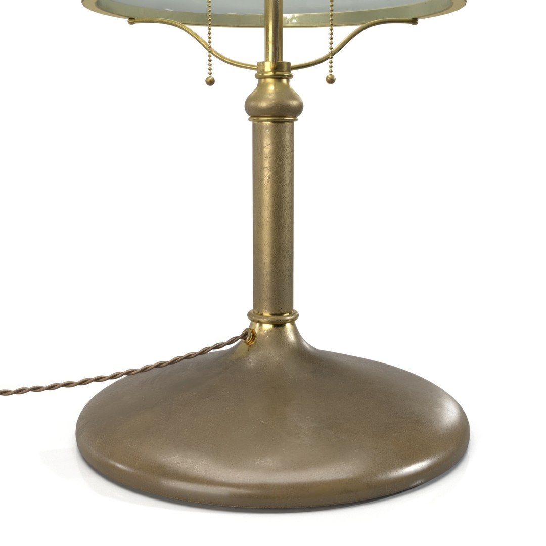 Library Table Lamp 40396 PBR 3D - TurboSquid 2222563