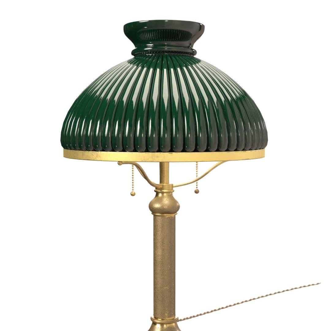 Library Table Lamp 40396 PBR 3D - TurboSquid 2222563