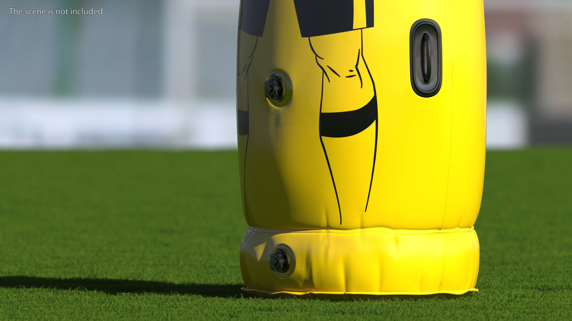 Soccer Air Mannequin Senior Yellow 3D model - TurboSquid 2022368