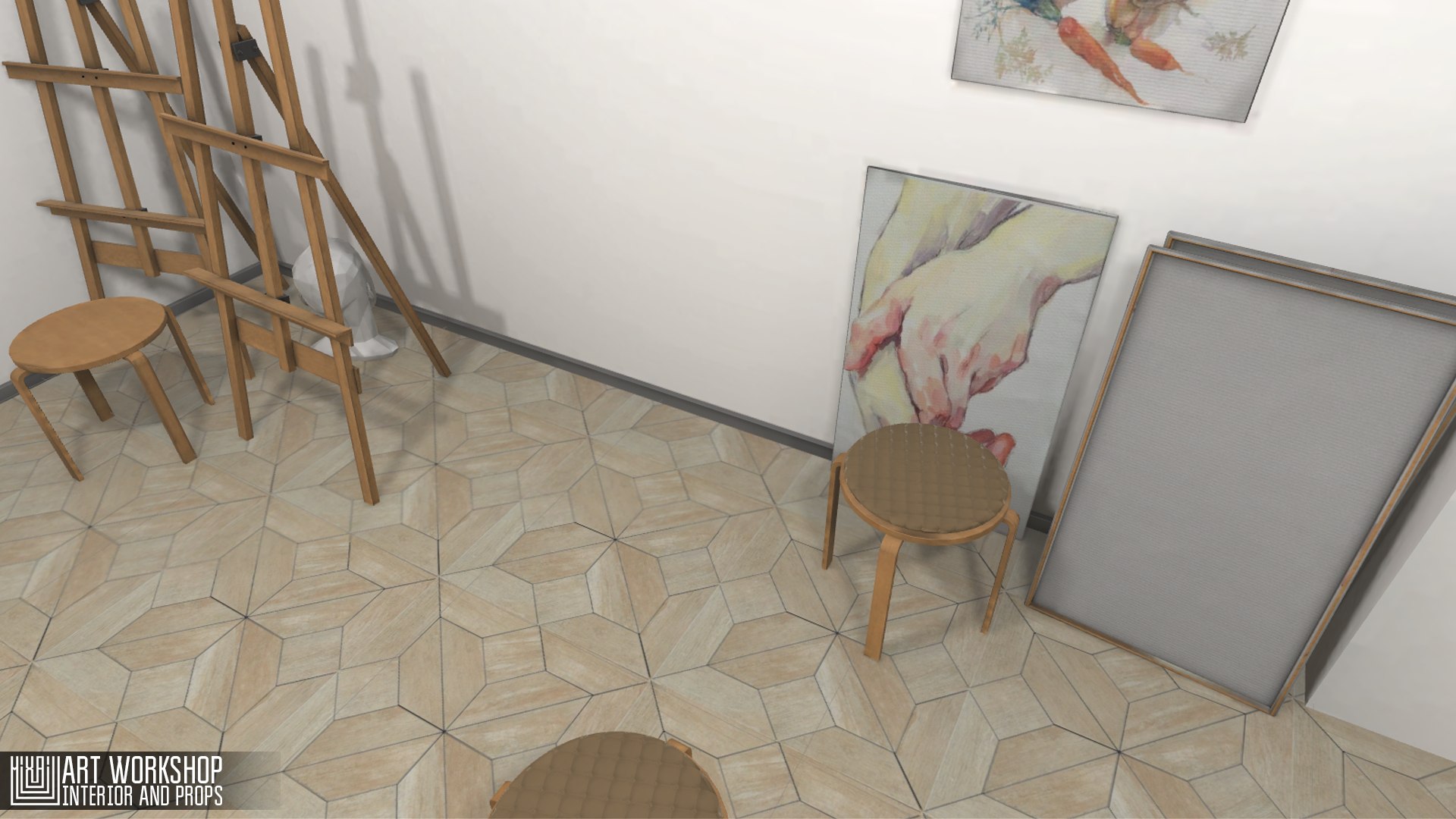3D Studio Art Workshop - Model - TurboSquid 1415569