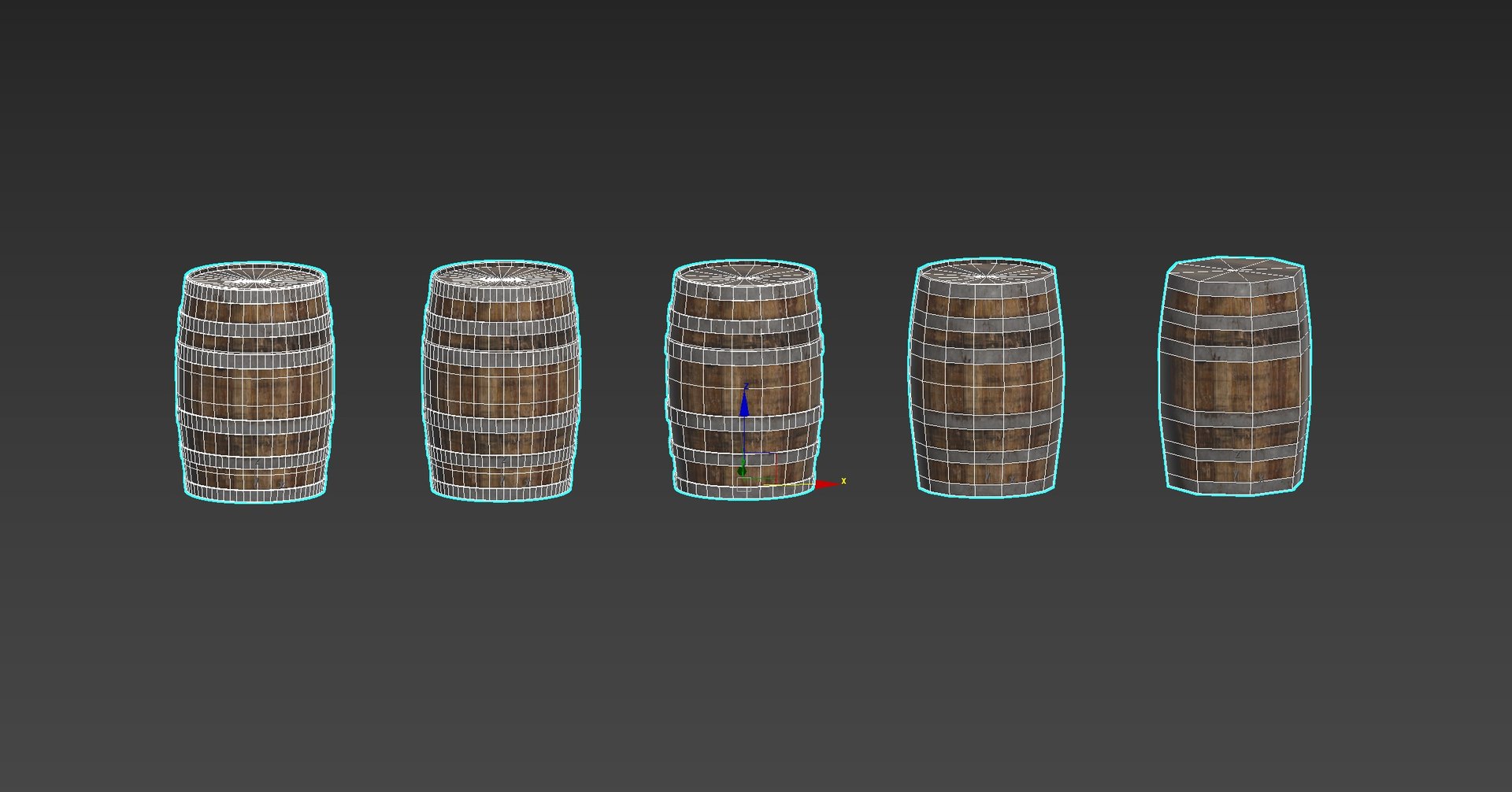 3D Wooden Asset Pack 1 - TurboSquid 2191086