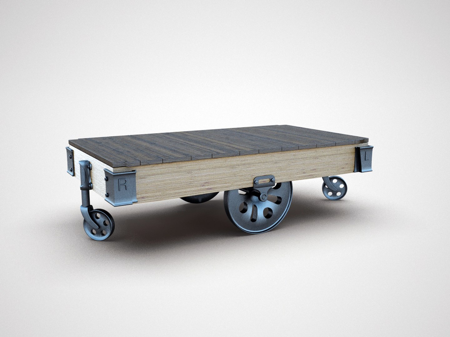 3d model table wheels