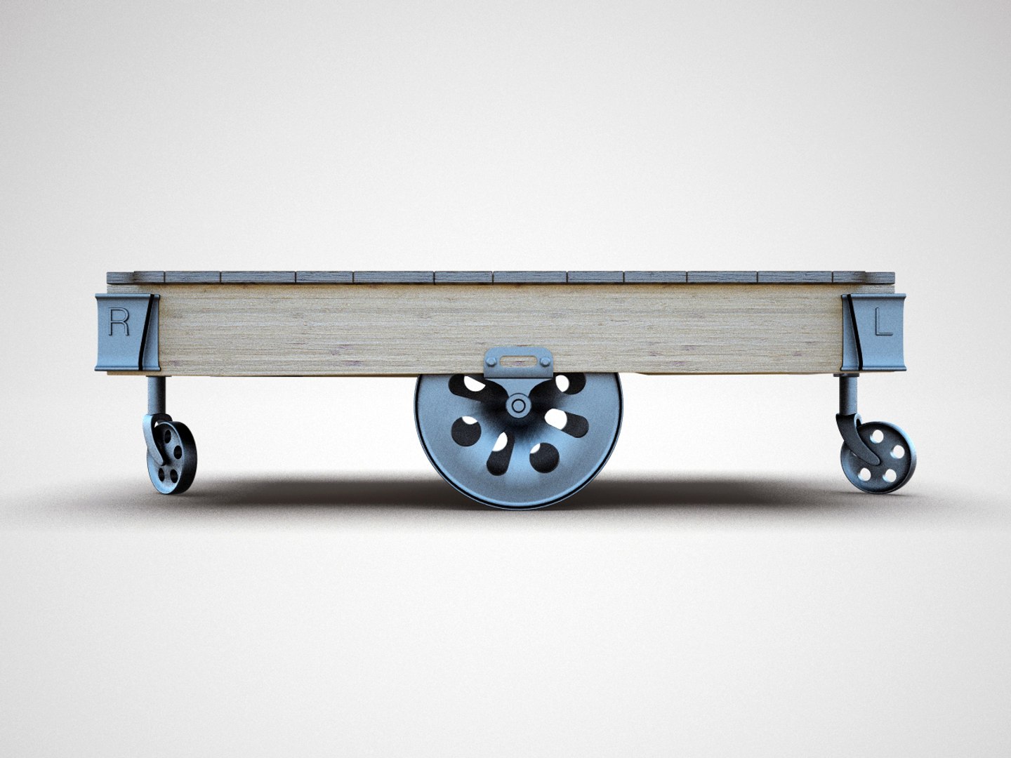 3d model table wheels