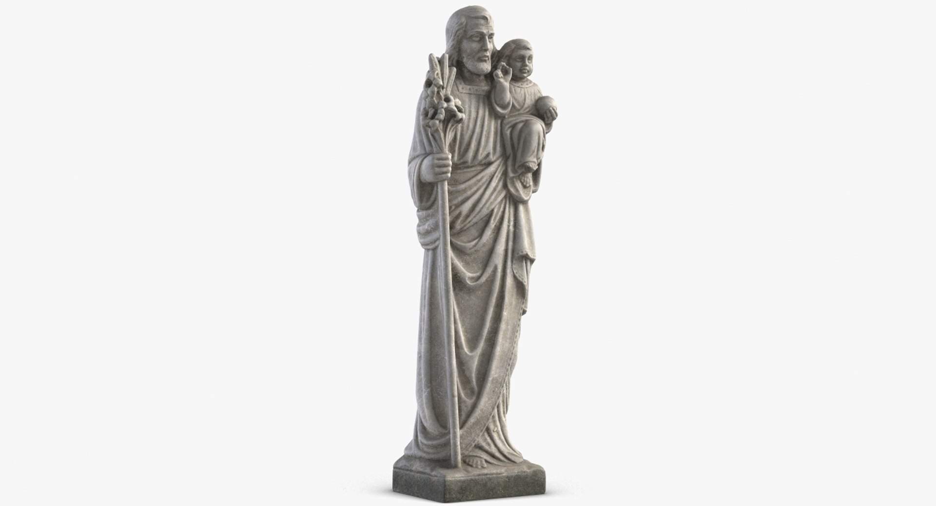 3D Sculpture Jesus Child 2 Model - TurboSquid 1195521