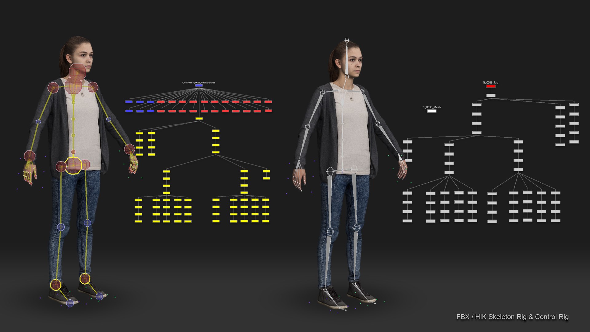 Rigged Woman Character - 3D Scanned Figure 0103 3D - TurboSquid 2410078