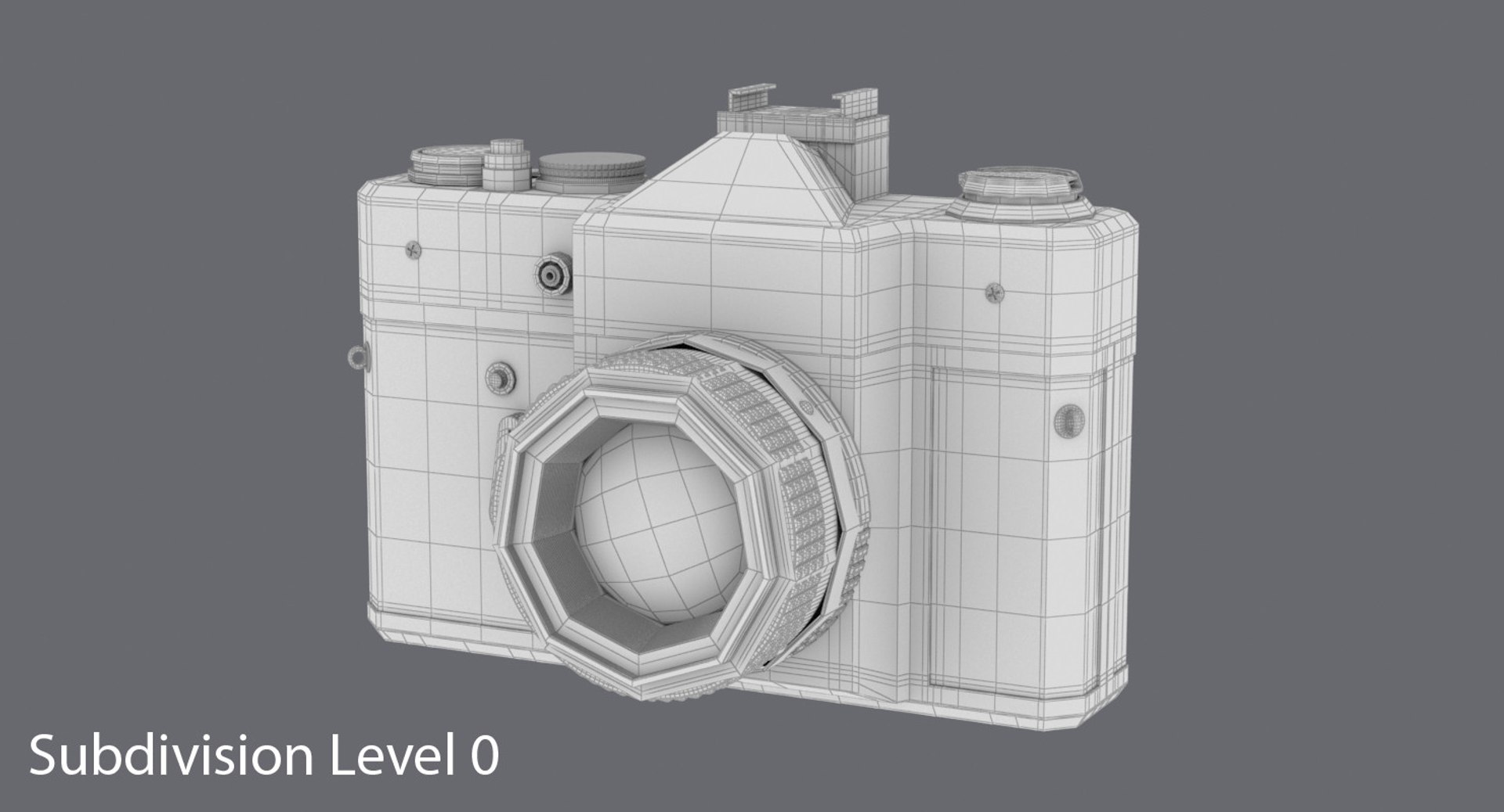 3d slr camera model