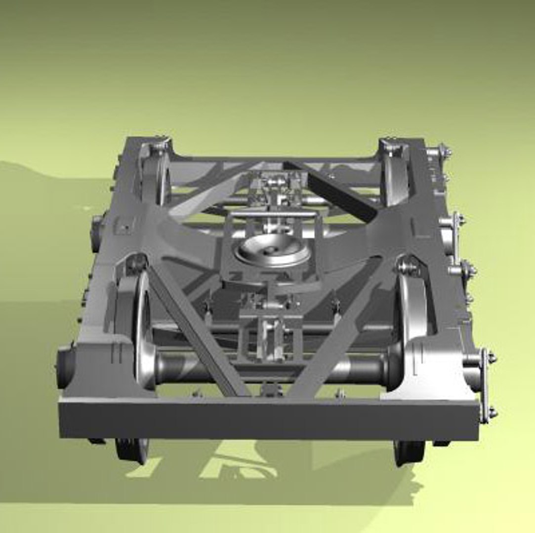 3d Model Bogie Wagon