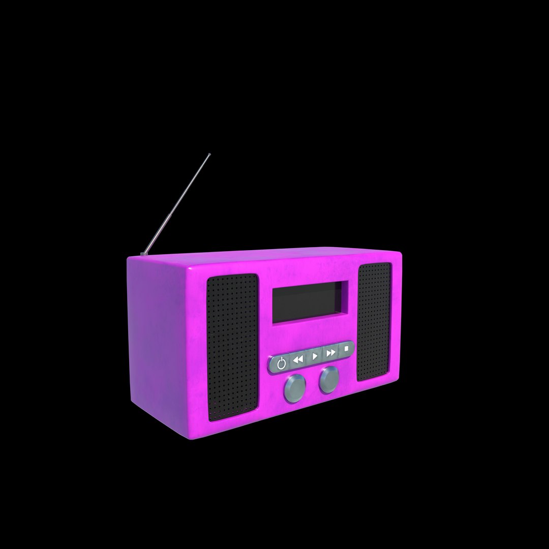 Radio 3D Model 3D - TurboSquid 2353406