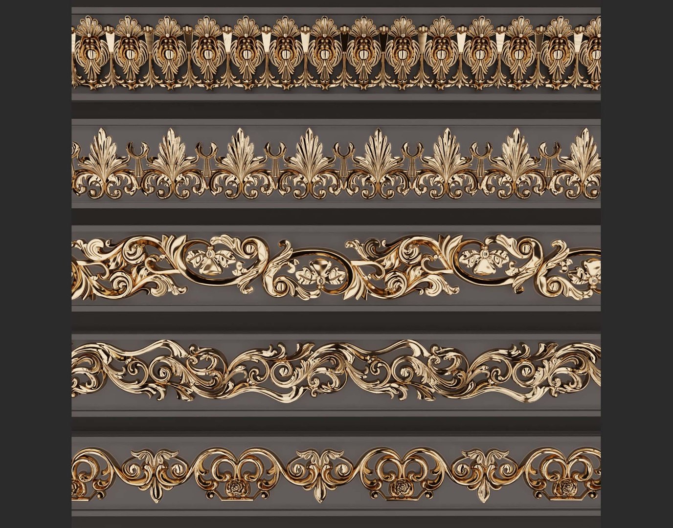 3D Trim Ornament 133 - TurboSquid 2190964