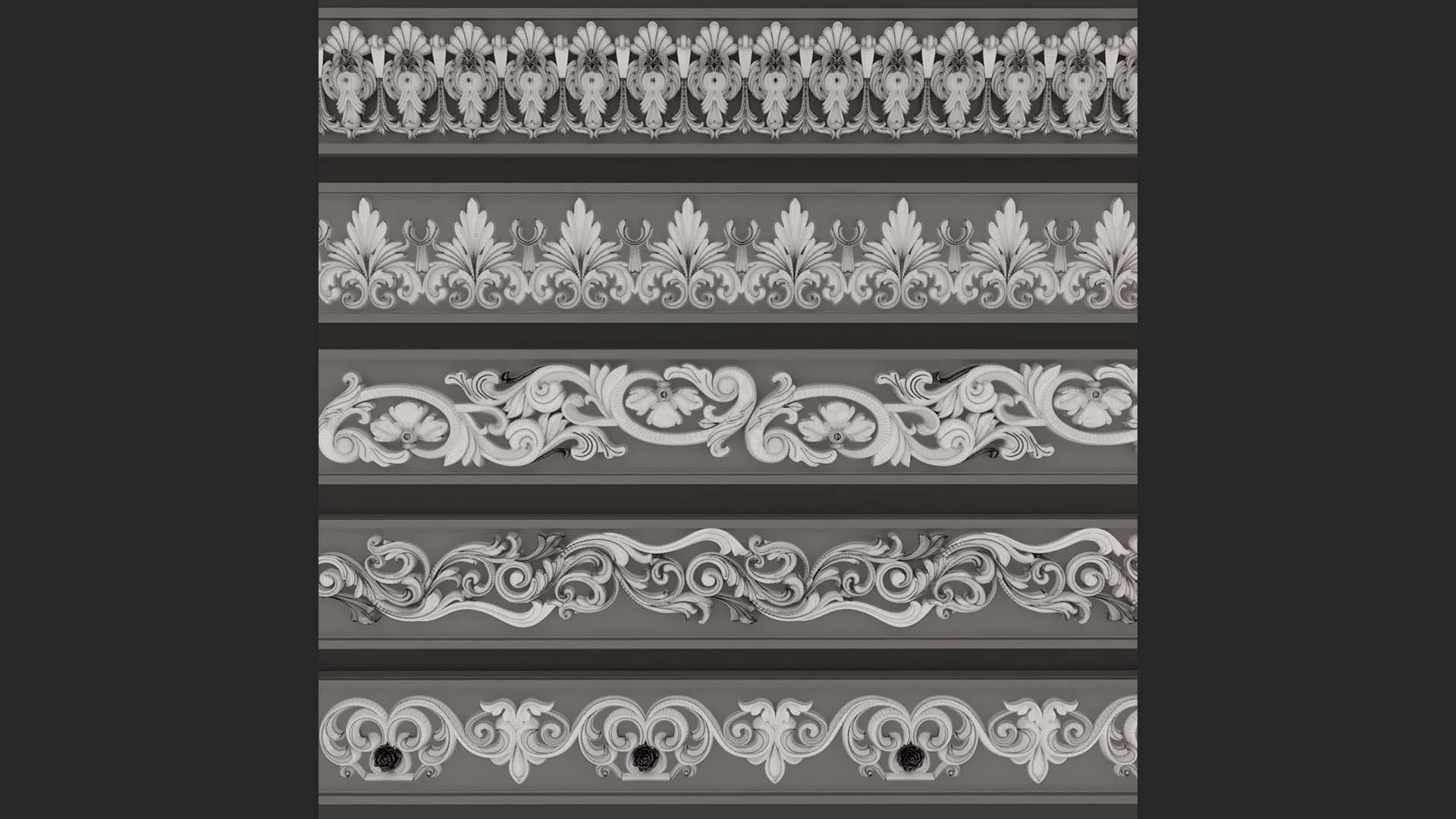 3D Trim Ornament 133 - TurboSquid 2190964