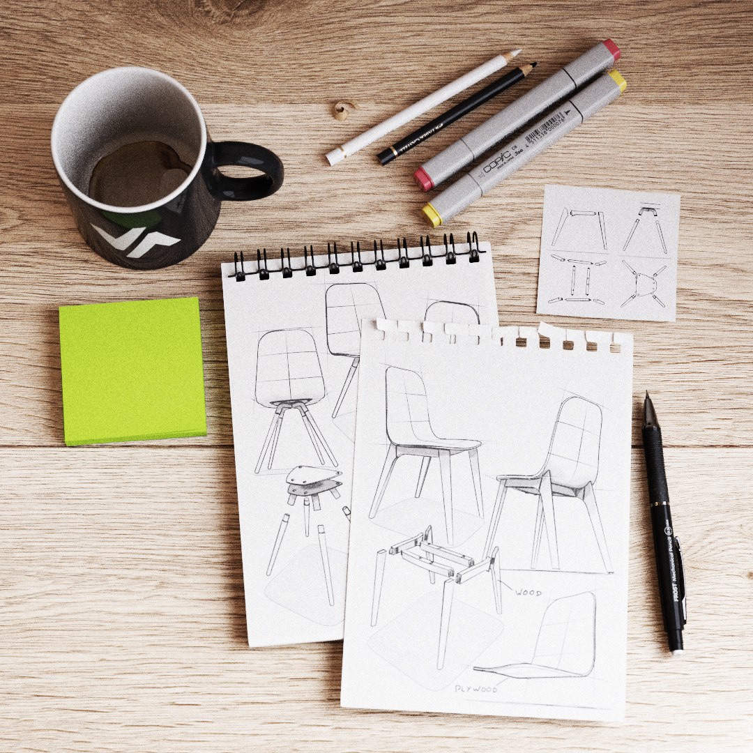 Desk Items 3D Model - TurboSquid 1372144