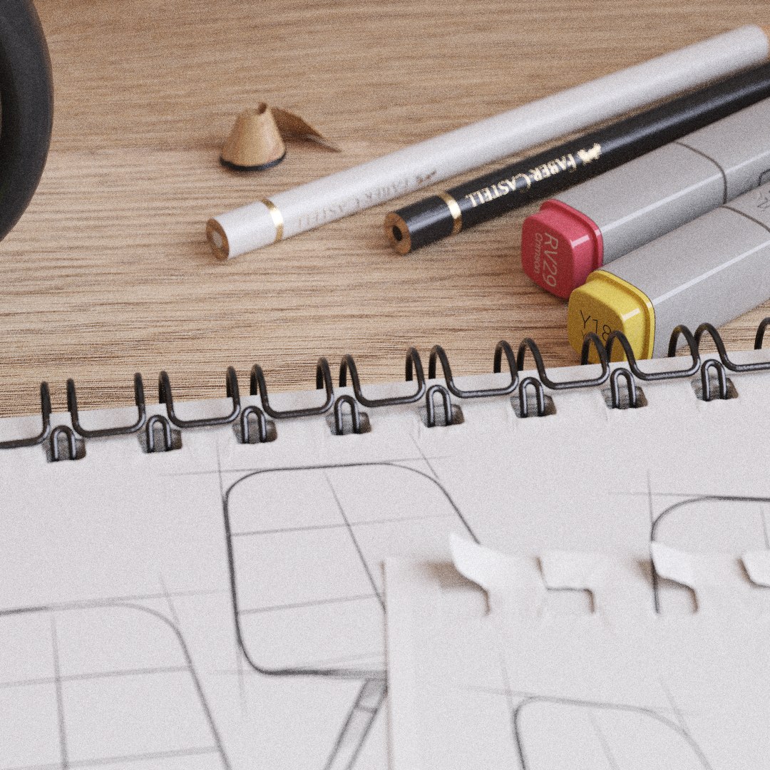 Desk Items 3D Model - TurboSquid 1372144