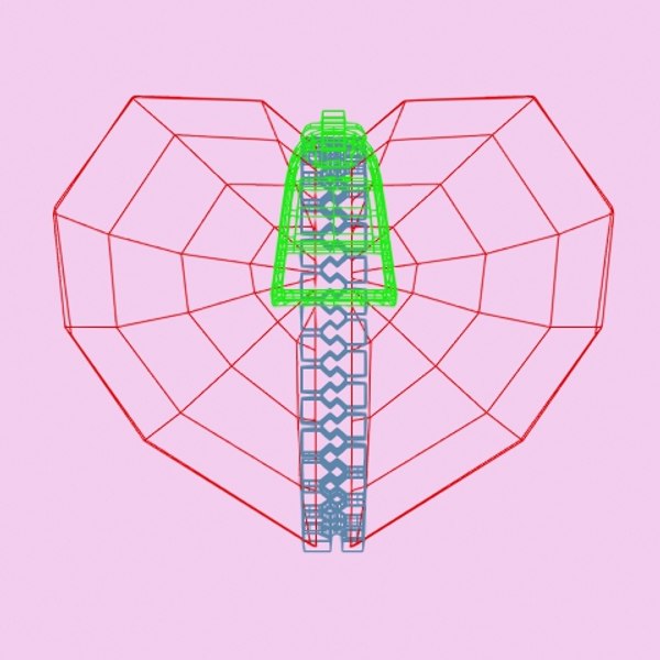 3d model unzip heart