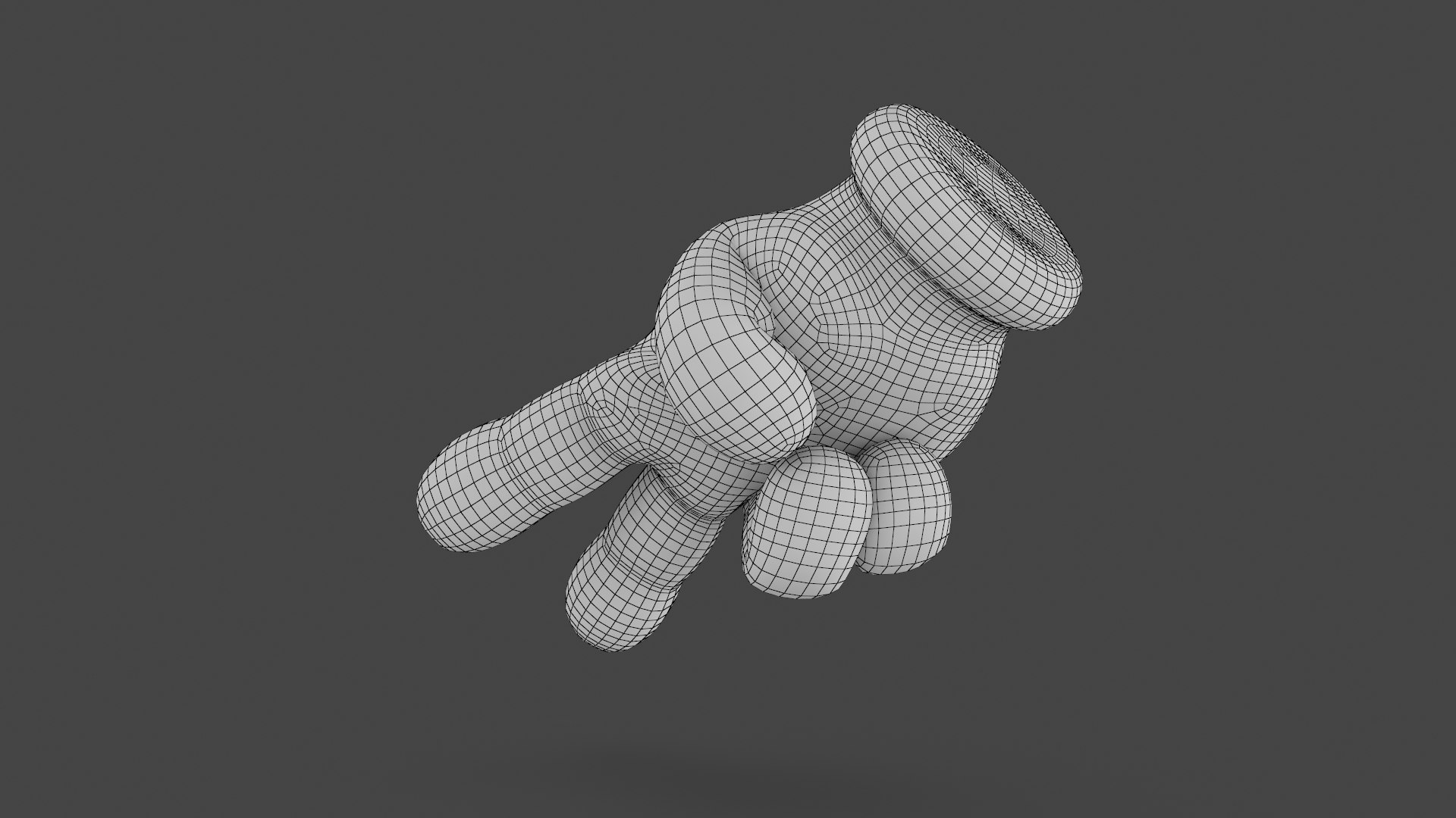 3D Cartoon Hand Model - TurboSquid 1698590
