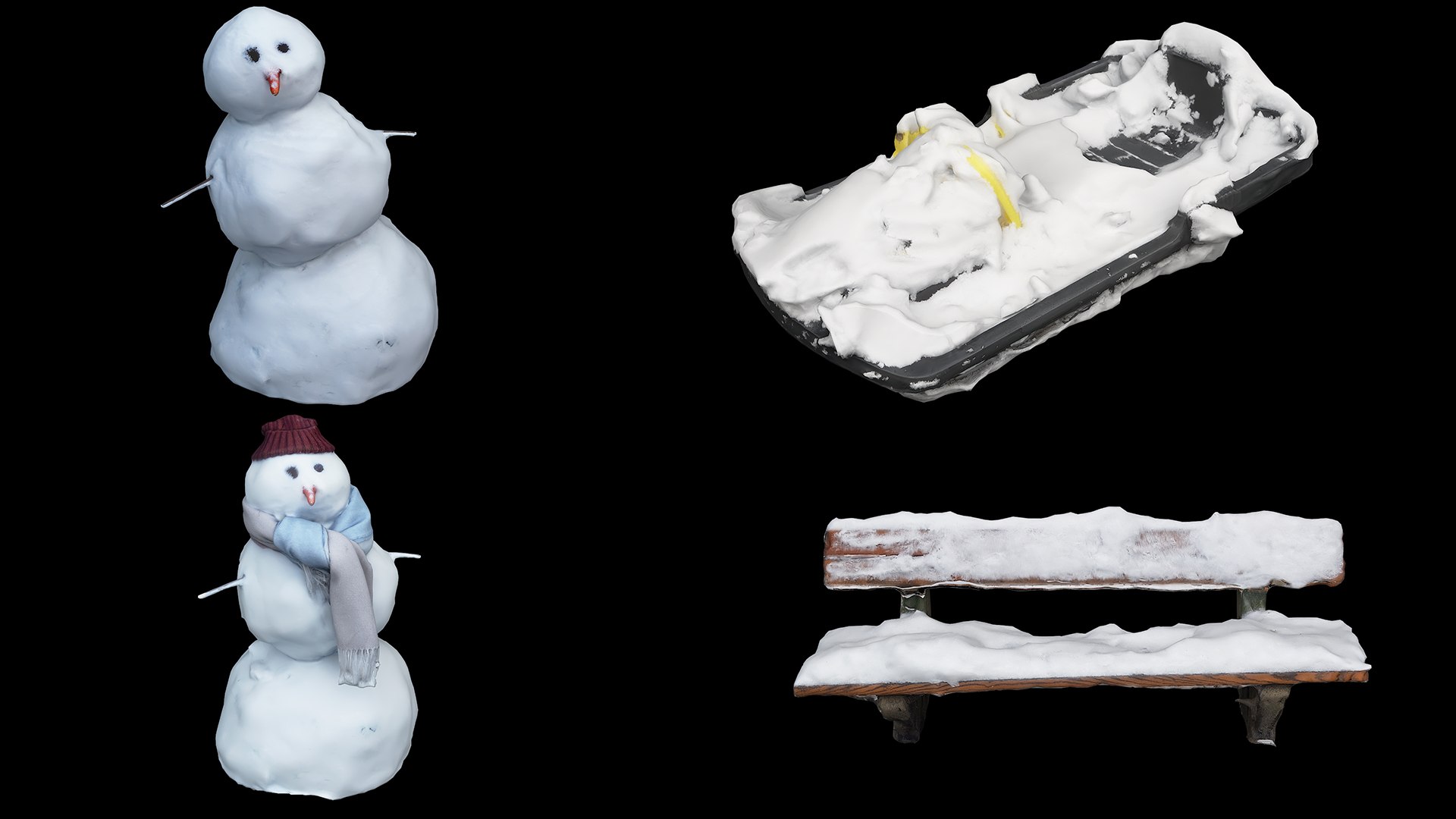 3D Snow Element Collection 02 - TurboSquid 2161472