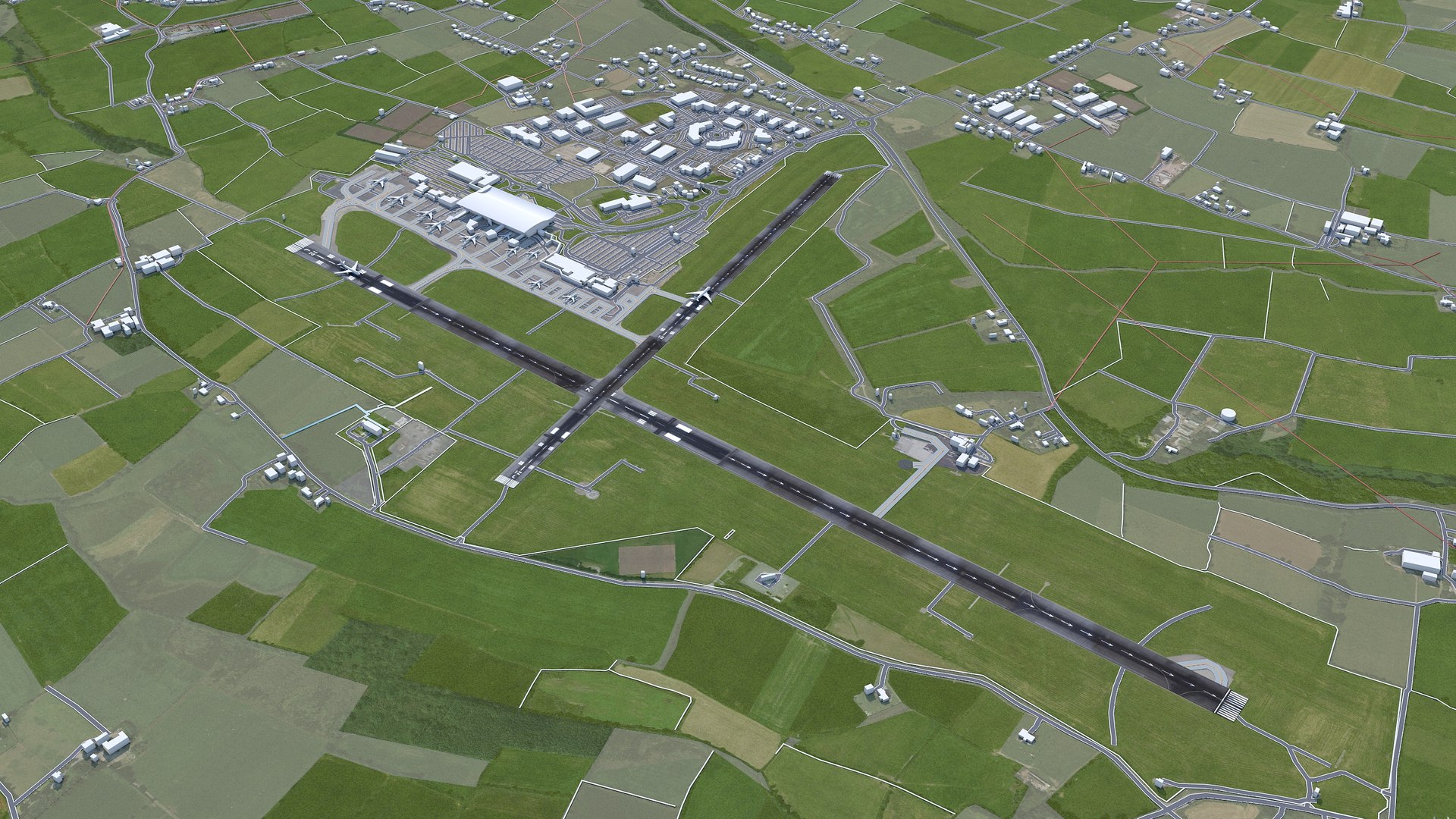 3D Model Cork Airport - TurboSquid 2199131