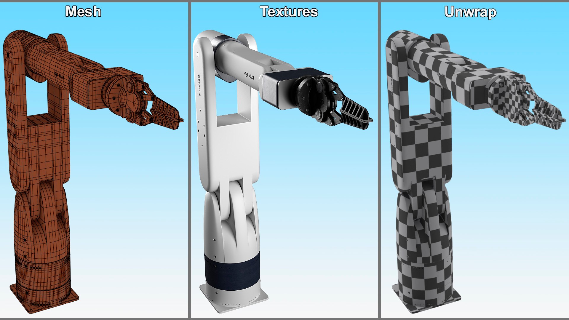 Automata EVA Six Axis Robot 3D Model - TurboSquid 2346113