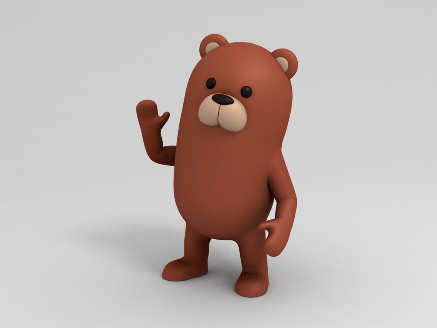 Bear Character 3D Model - TurboSquid 1252879