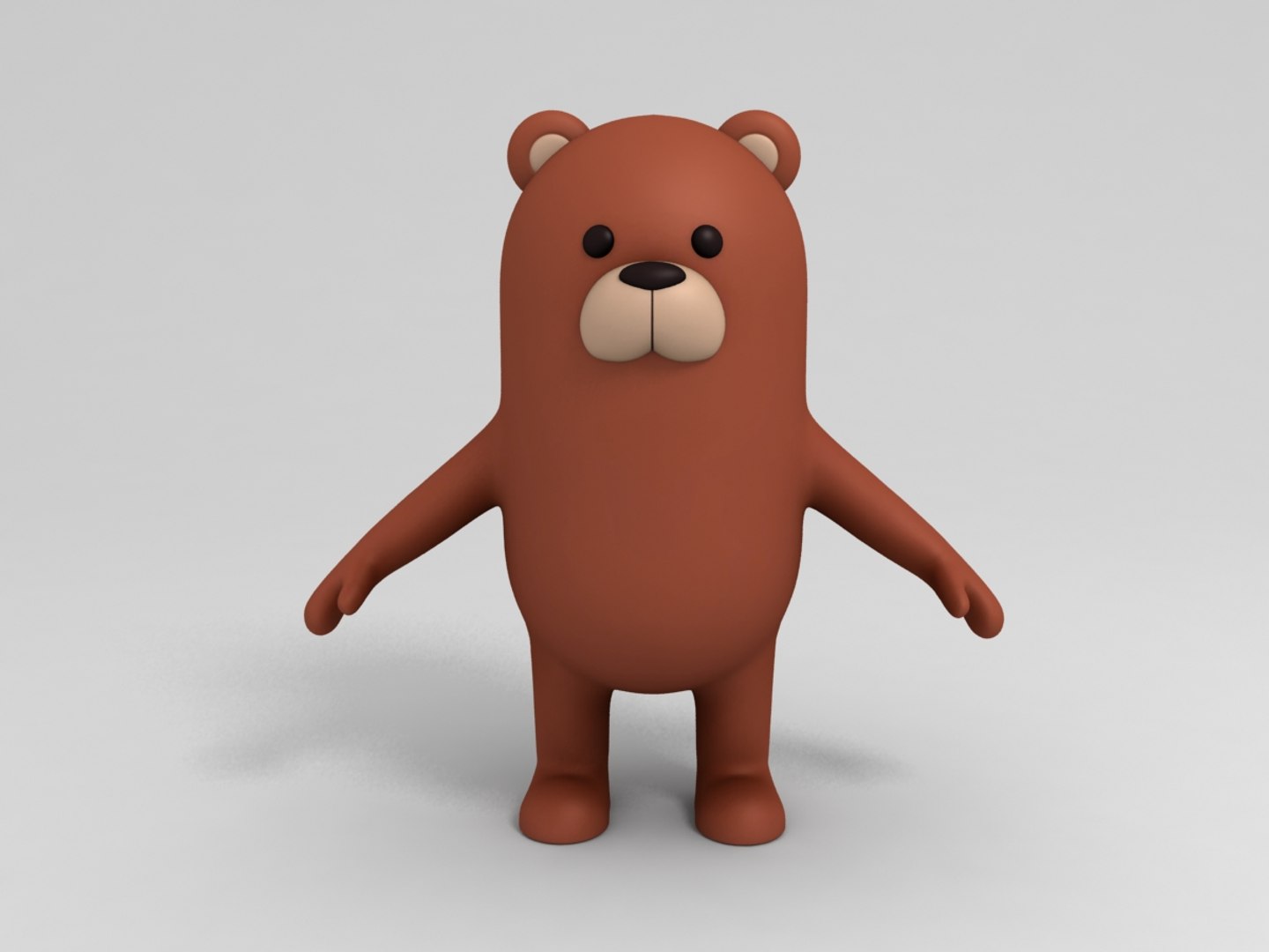 Bear Character 3D Model - TurboSquid 1252879