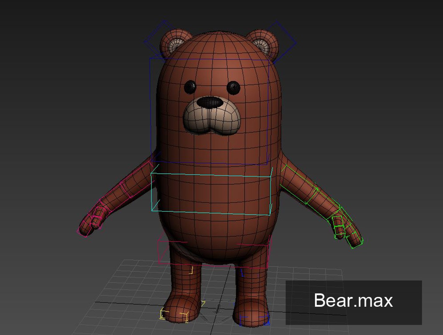 Bear Character 3D Model - TurboSquid 1252879