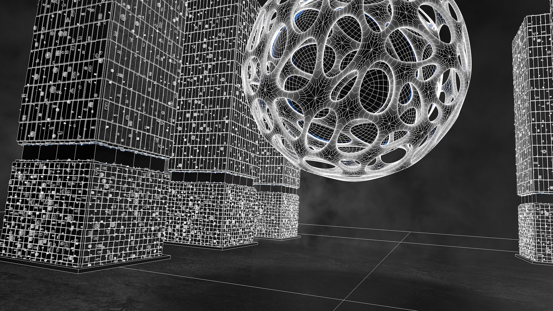 Concepts Dark Structure Strange Model - TurboSquid 1473110