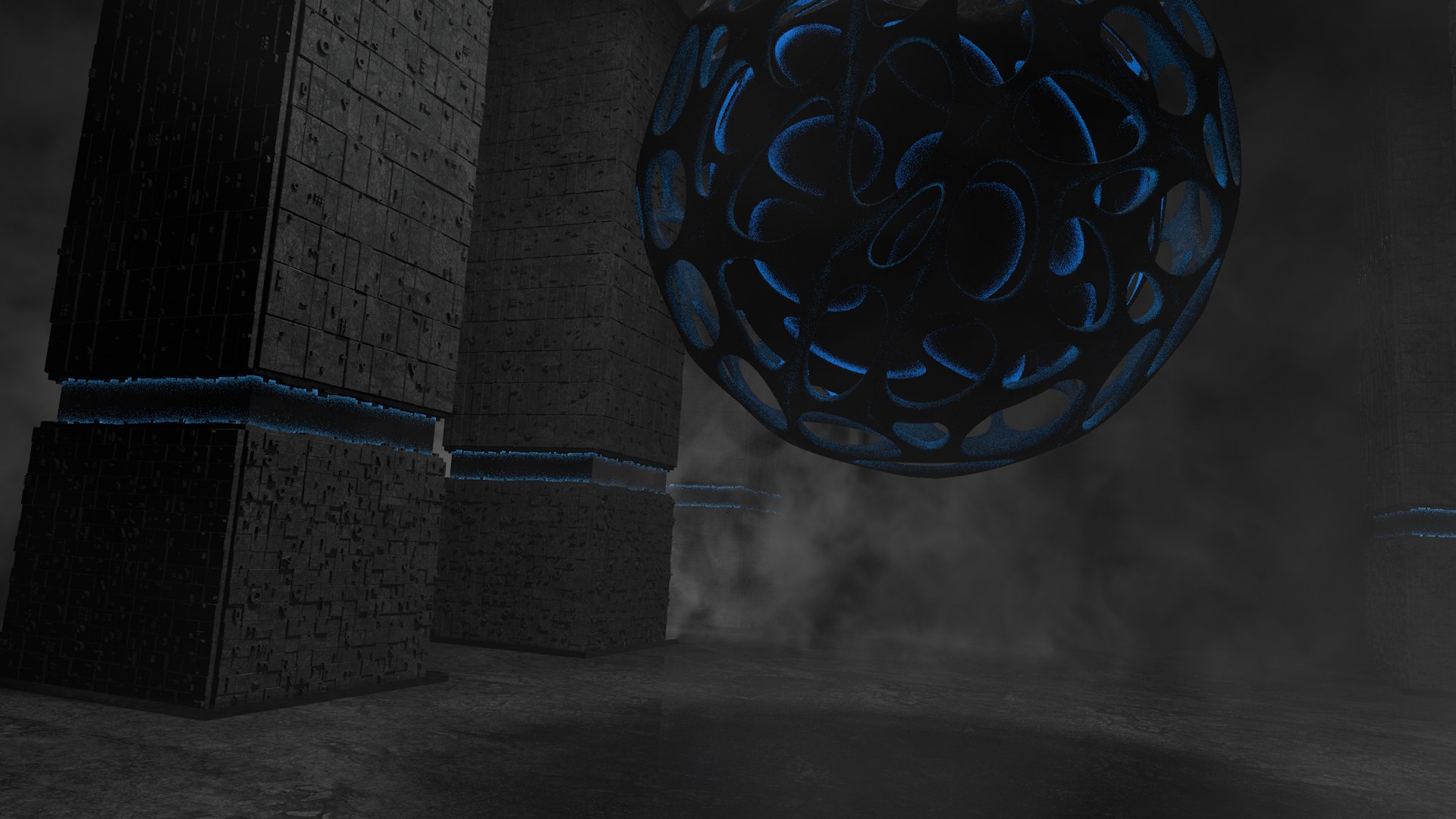 Concepts Dark Structure Strange Model - TurboSquid 1473110