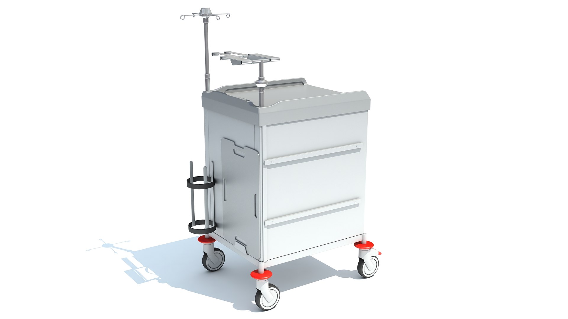 3D Emergency Trolley Model - TurboSquid 1637418