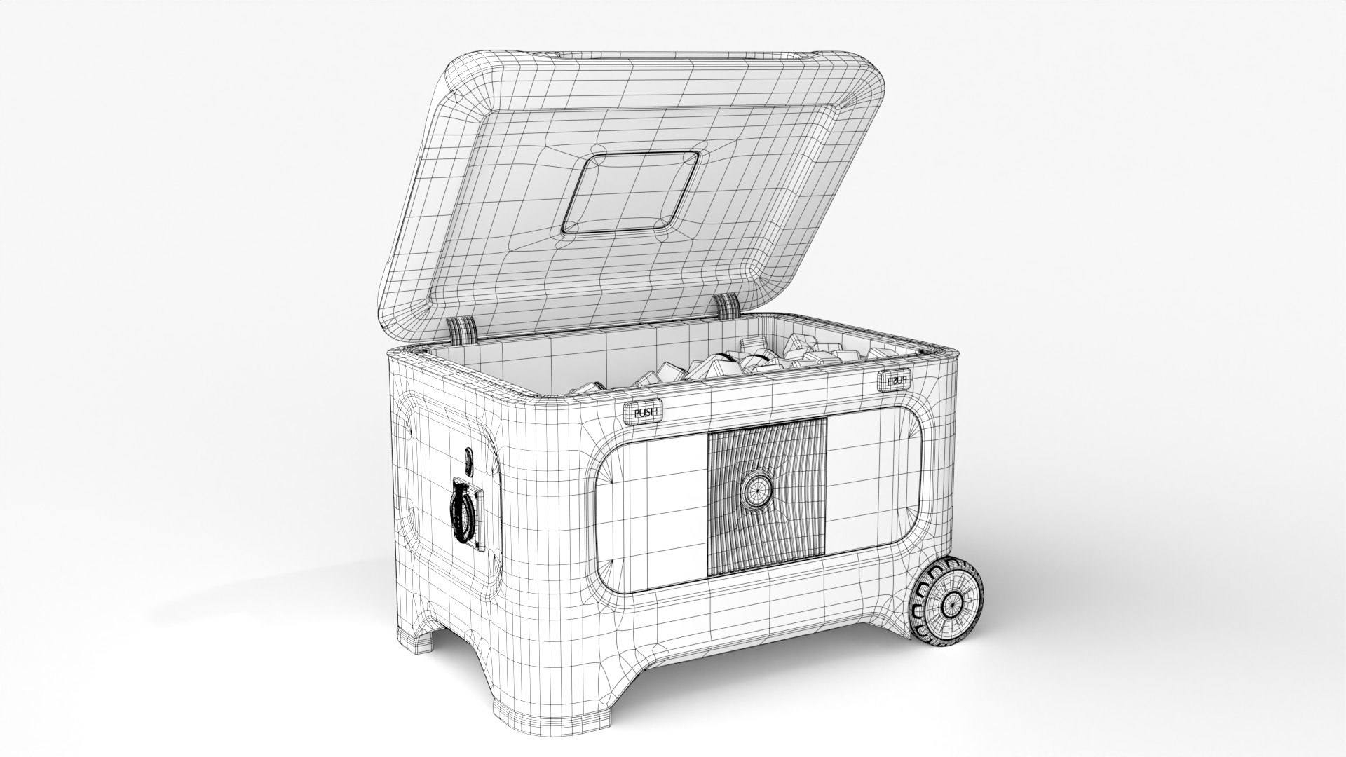 3D Portable Refrigerator model - TurboSquid 2133894