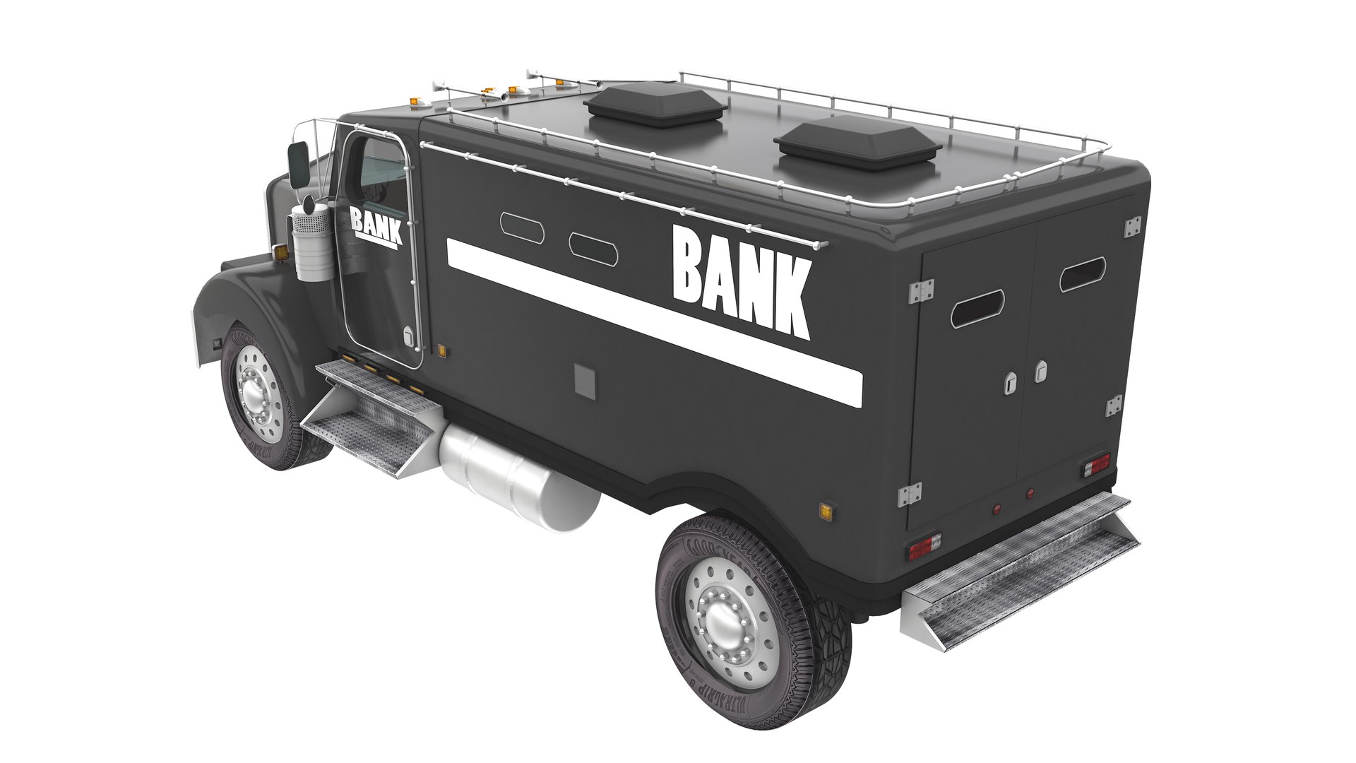Armored Car Bank 3D - TurboSquid 1608052